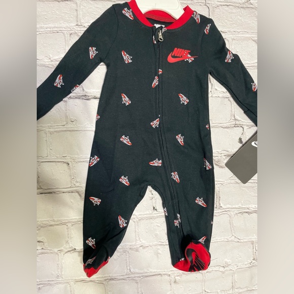 Nike | One Pieces | Nwt Nike Newborn Onne Pieces Baby Blue And Red 67lb ...